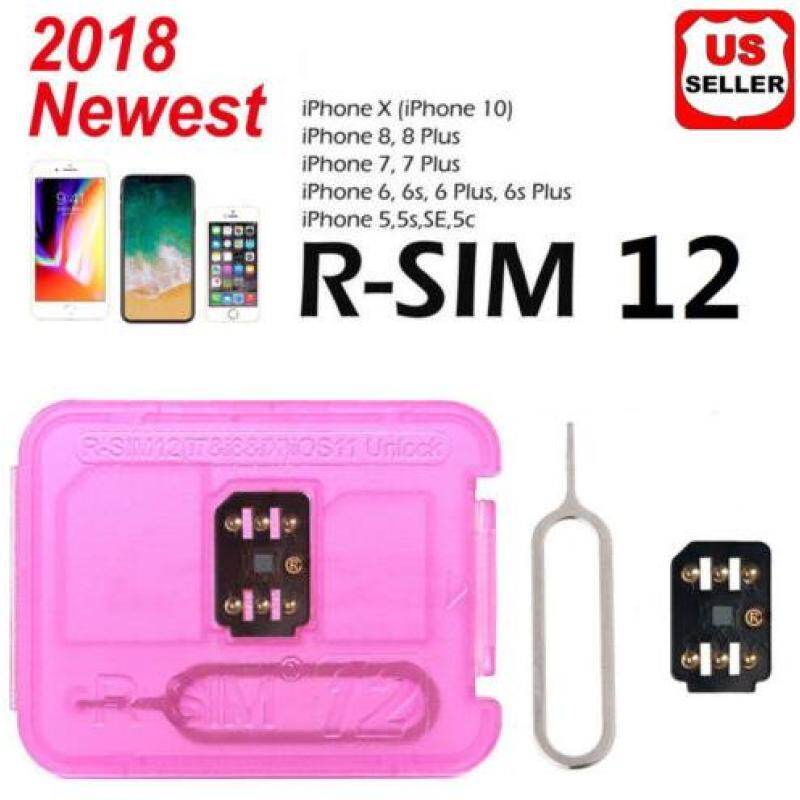 R-SIM12สำหรับ iPhone/8/8p 7/6/6S/5 IOS11.x 10.x LTE 4G ปลดล็อก Nano ...