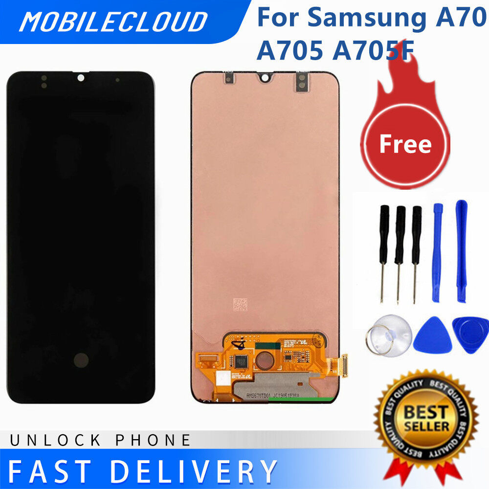 MC ขาย6.7นิ้วจอแสดงผล OLED สำหรับ Samsung A70 A705 A705F หน้าจอดิจิตอล ...