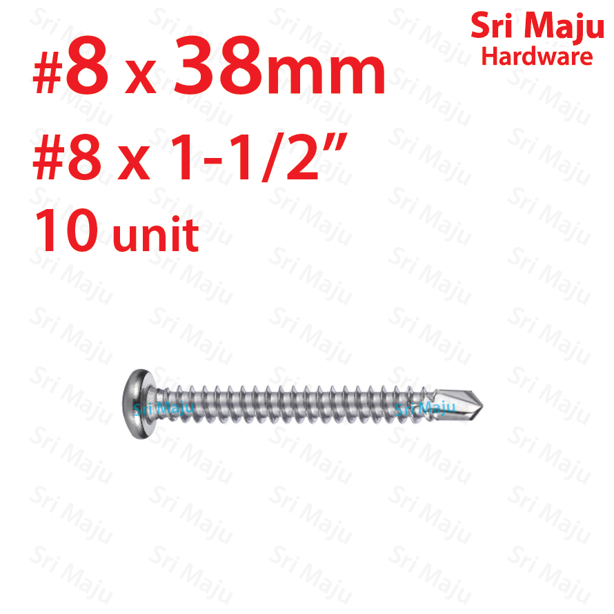 MAJU Quality SD-Pan Self Drilling Screw Pan Head Sheet Metal Aluminium ...