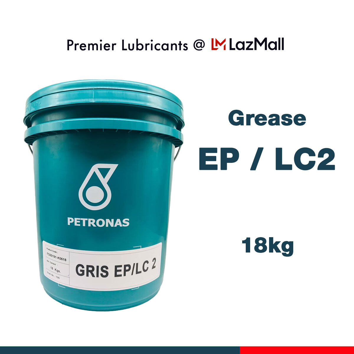 PETRONAS GREASE EP/LC 2 (18KG) HIGH TEMPERATURE LITHIUM COMPLEX GREASE ...