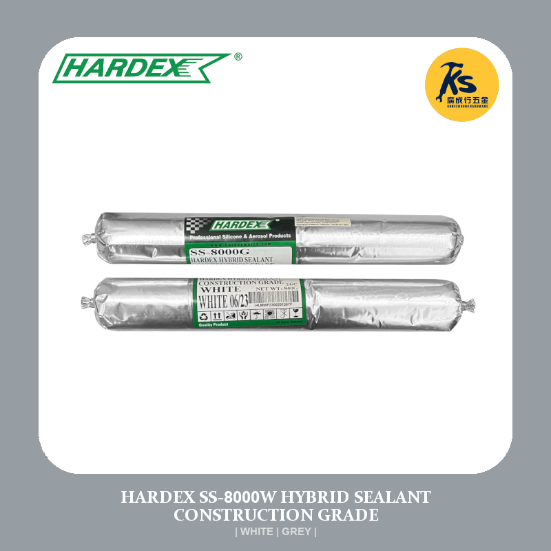 HARDEX SS-8000W HYBRID SEALANT CONSTRUCTION GRADE ( WHITE | GREY ) | Lazada