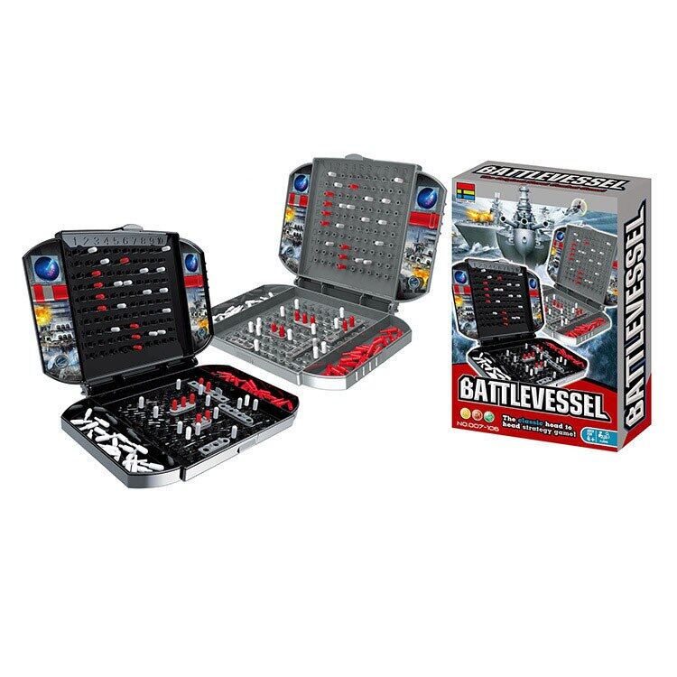 Naval Battle Game Battleship Gaming Strategy Board Game Portable ...