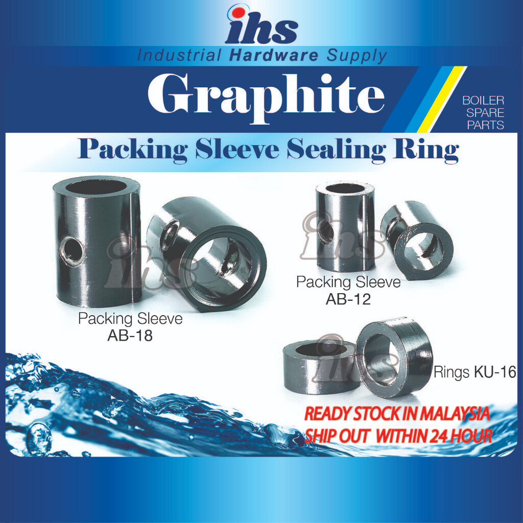 【Ready Stock in Malaysia】GRAPHITE PACKING SLEEVE FOR BOILER AB12 AB18 ...