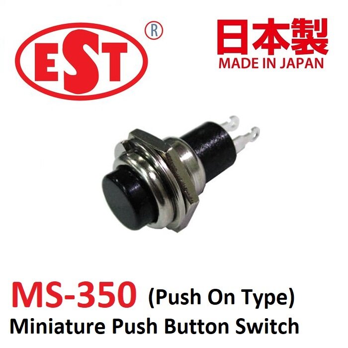 EST MS-350#0 Miniature Push Button Switch (Push On Type) - Japan | Lazada