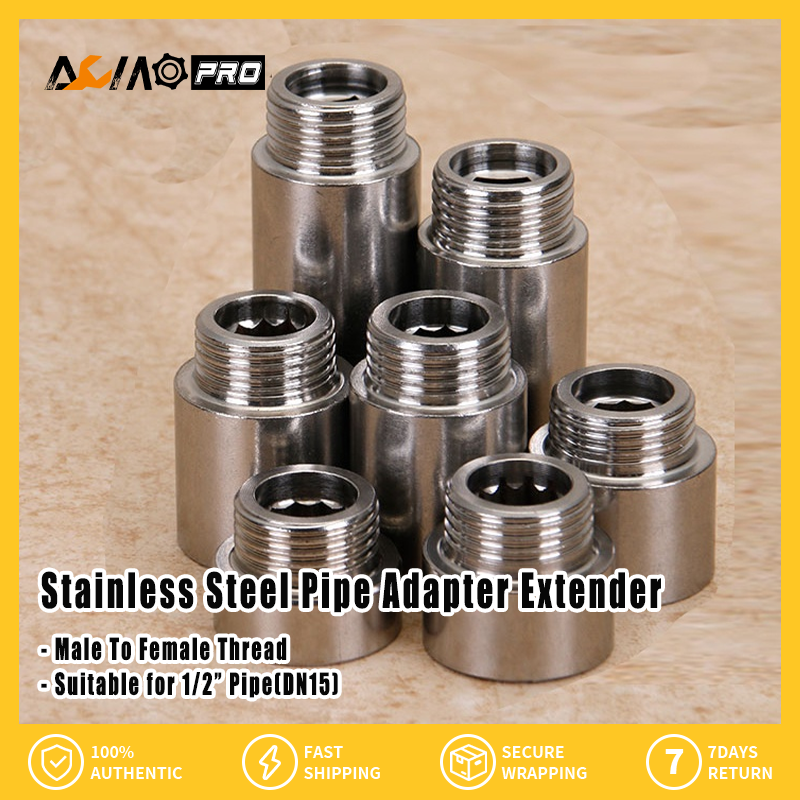 AumoPro 1pc 1/2“ Male To Female Thread Tube Connector Extender ...
