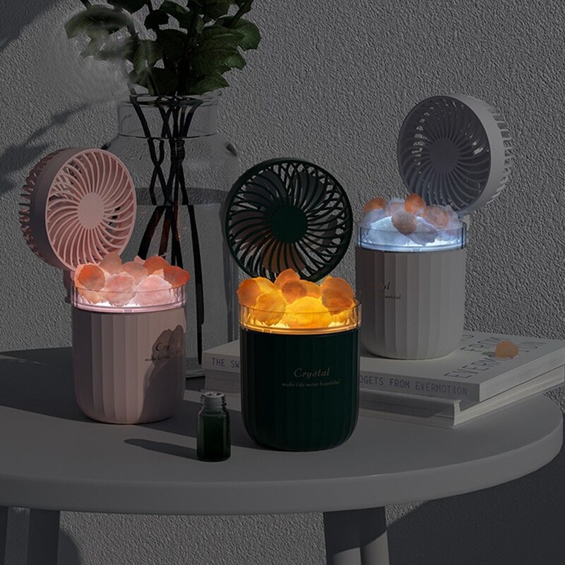 Portable Crystal Aromatherapy Humidifier USB Wireless Aroma Oil ...