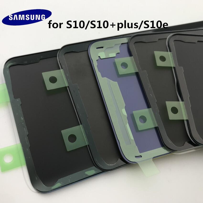 ของแท้เหมาะสำหรับ Samsung Galaxy S10 + Plus G970 G975 S10e G973ฝาหลัง ...