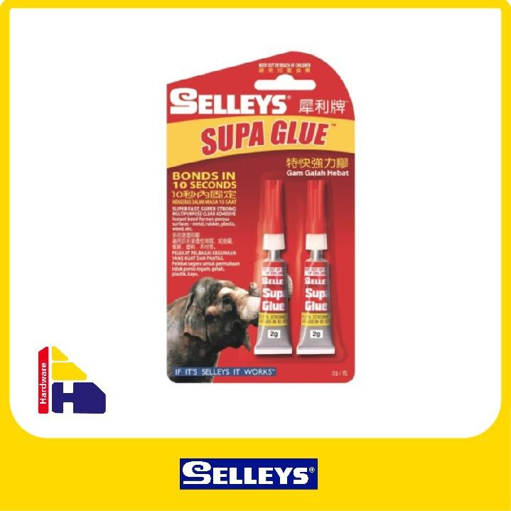 Selleys Supa Glue 3ml (Twin Pack) | Lazada