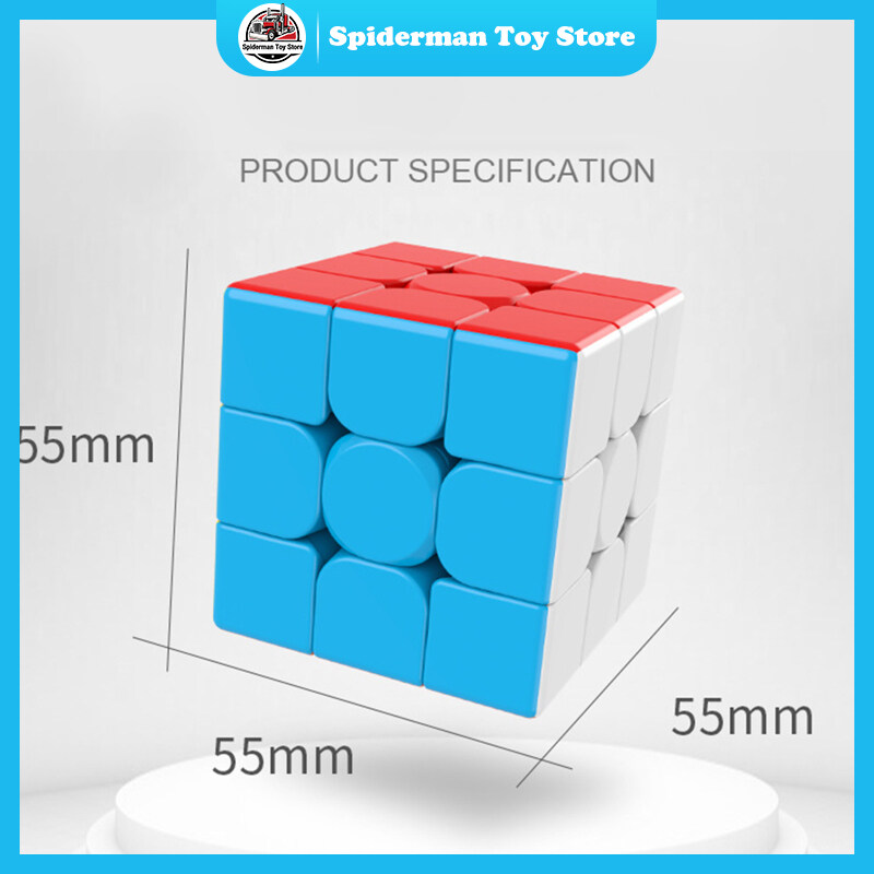 Moyu Meilong 3X3 Speed Cube Stickerless Ergonomic Magic Cube เด็กปริศนา ...