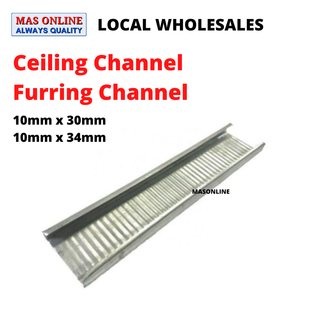 6 Feet/Kaki c channel (Ceiling)/ Besi Ceiling / Besi Siling Gantung ...