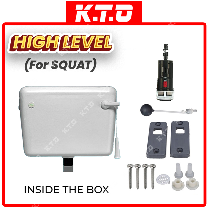 Vinyl Eco Plastic Toilet Water Tank Cistern Low High Level Tank Flush ...