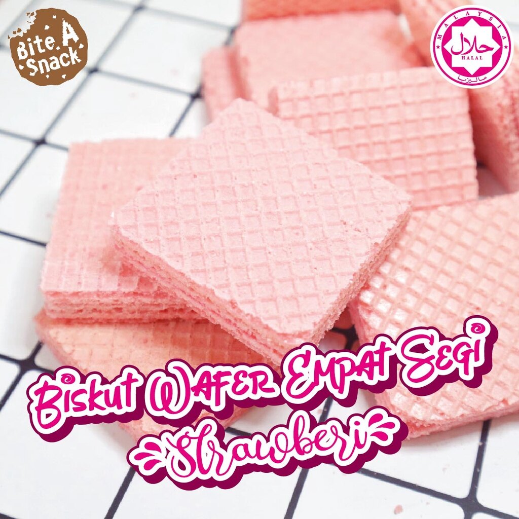 HALAL🌟Biskut Wafer Empat Segi (Blueberry) | Square Wafer Biscuits ...
