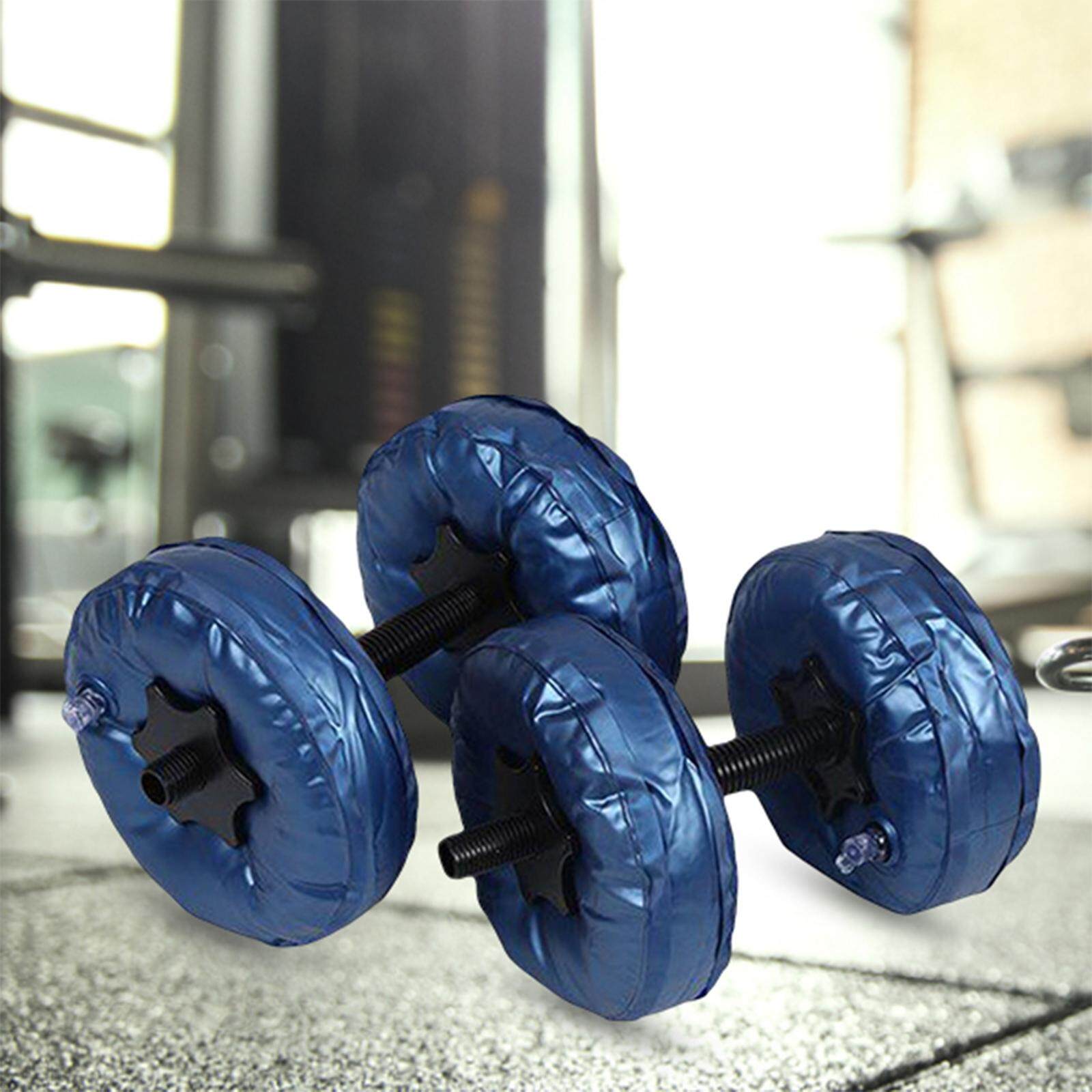 Moon Lovely Travel Weights Water Filled Dumbbells Set Barbells ปรับสี ...