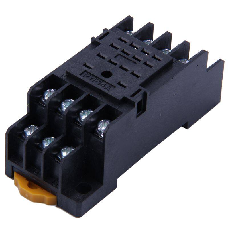 PYF14A DIN Rail Power Relay Socket Base 14 Pin for MY4NJ HH54P MY4 - Fast horse Auto - ThaiPick