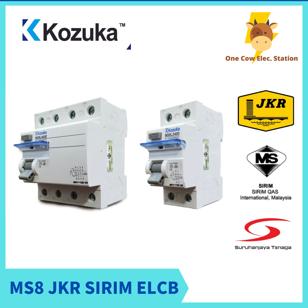 [JKR SIRIM] KOZUKA ELCB 25A 40A 63A Earth Leakage Circuit Breaker 2 ...