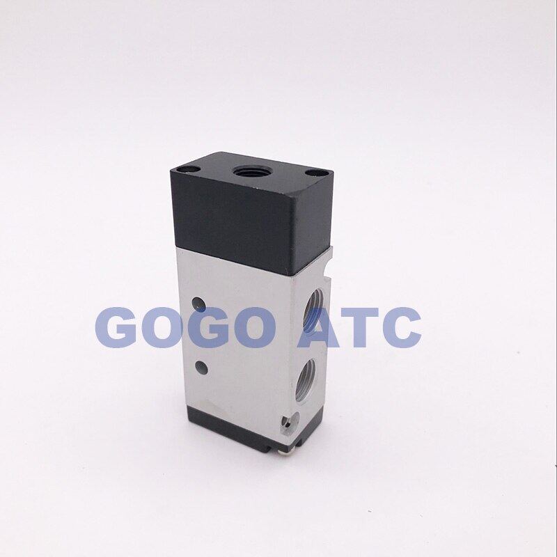 GOGOATC วาล์วลมนิวเมติก Airtac ประเภท4A310-10 3/8 "พอร์ต4A410-15 1/2นิ้ว BSP 5 Way 2วาล์วควบคุม ...