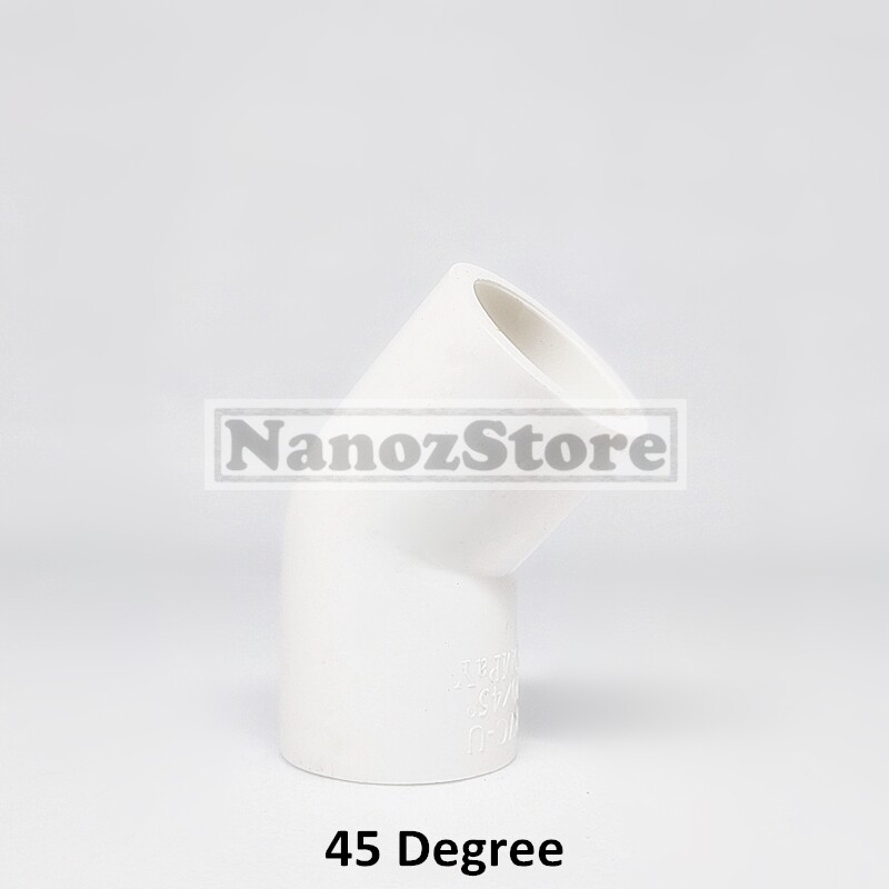 Lesso PVC Pipe (45 Degree) (20mm/25mm/32mm/40mm/50mm) Aquarium Water ...