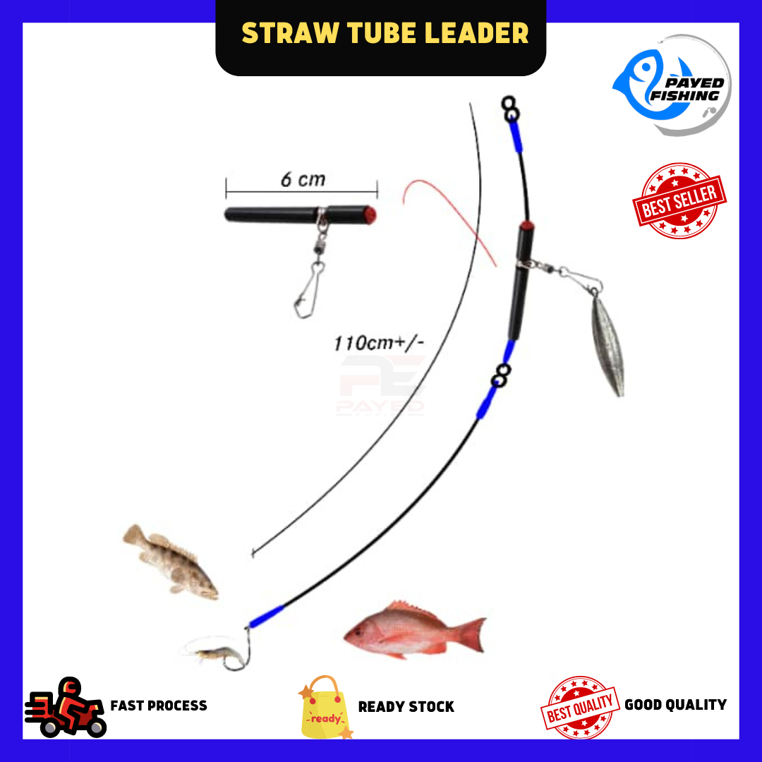 Perambut Straw Tube, Fishing Straw Tube Leader Untuk Kawasan Batu ...
