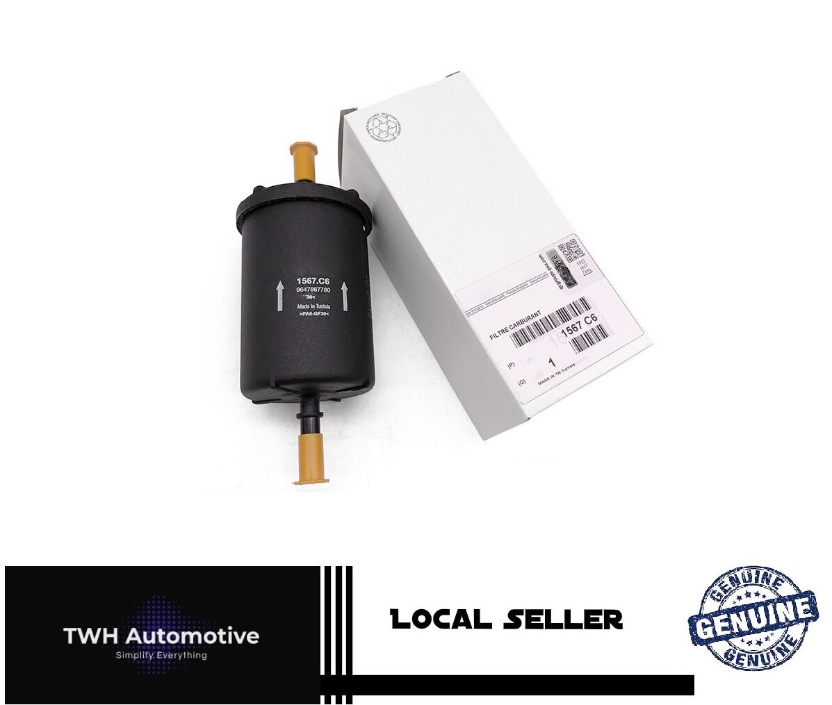 Genuine Petrol Fuel Filter For All Citroen Peugeot 1567.C6 | Lazada