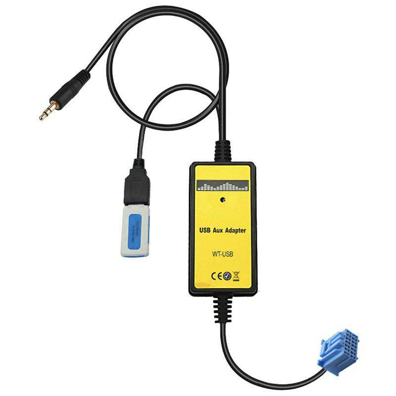 Car Mp3 Phone Aux USB Adapter 3.5mm Cable AUXiliary CD Auto Changer ...