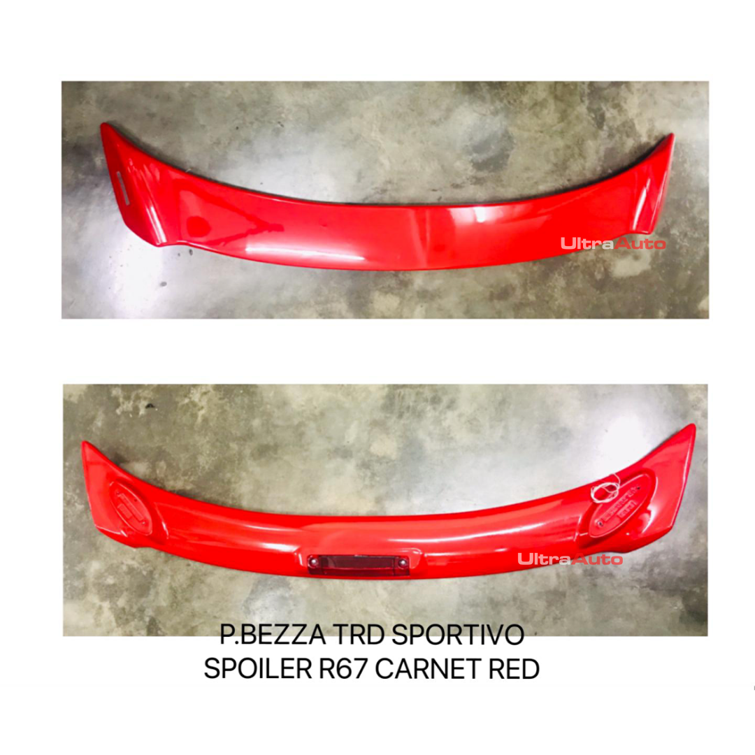 Perodua Bezza TRD Sportivo Spoiler 100% ABS Malaysia with Original ...