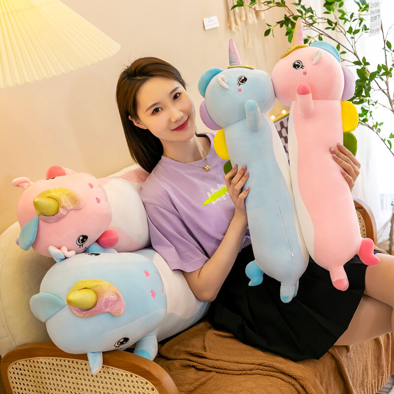 Anann Store Colorful Unicorn Soft Toy Sleeping Pillow Ragdoll Doll Doll ...