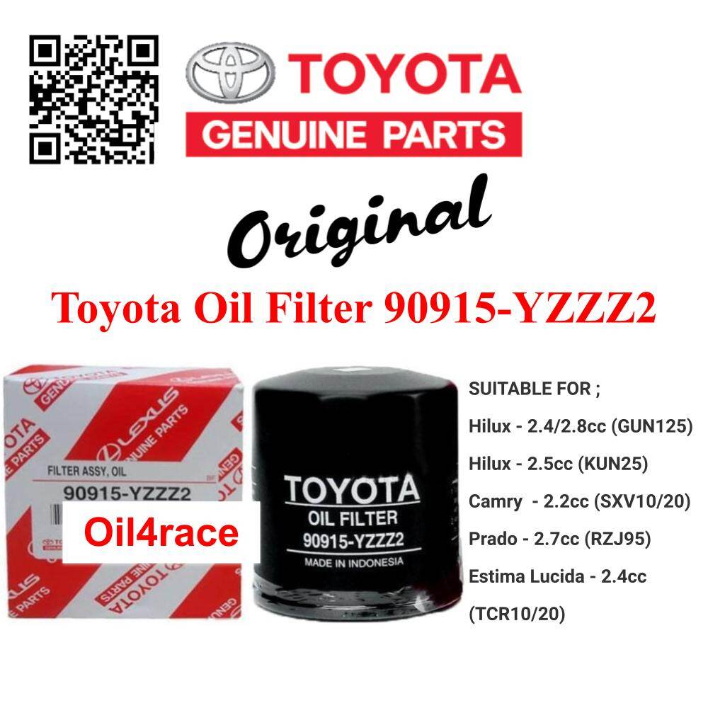 Genuine Toyota Oil Filter (Original) 90915-YZZZ2 | Lazada