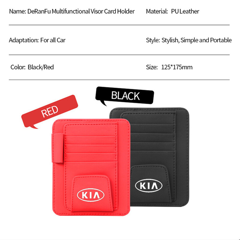 รถ Sun Visor Multi-Function แว่นตาสำหรับ KIA K2 K3 K5 KX2 KX3 KX5 KX7 Sportage Sorento Forte ...