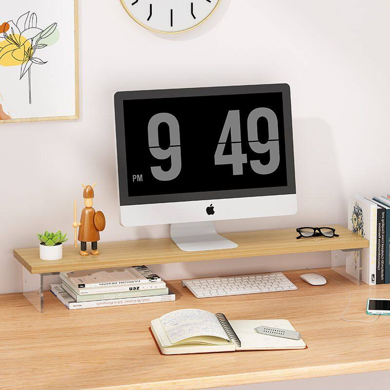 Monitor stand riser, laptop stand riser stand, wooden computer stand ...