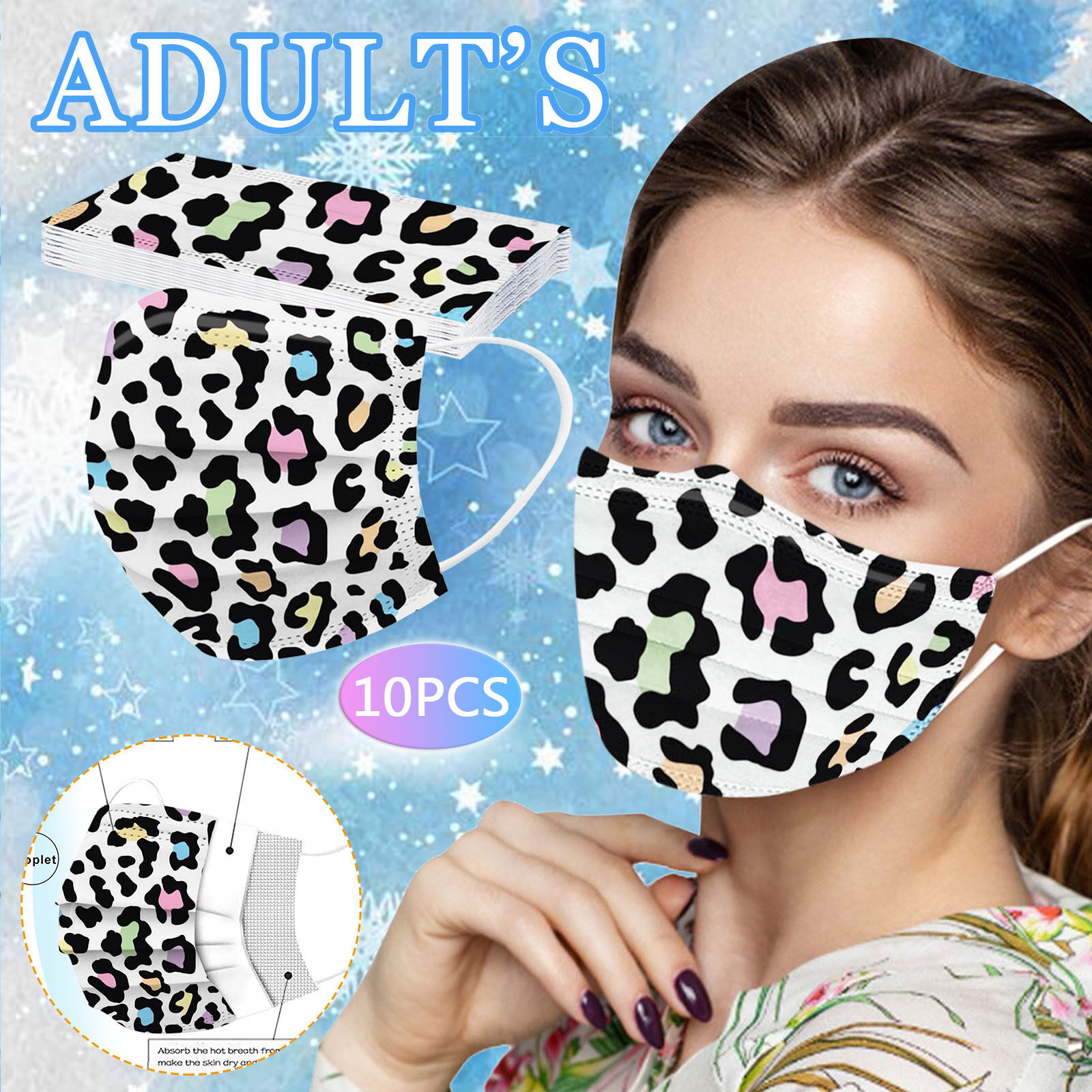 【Ready Stock】10PCS Adult Three-Layer Disposable Dust-Proof Protective ...