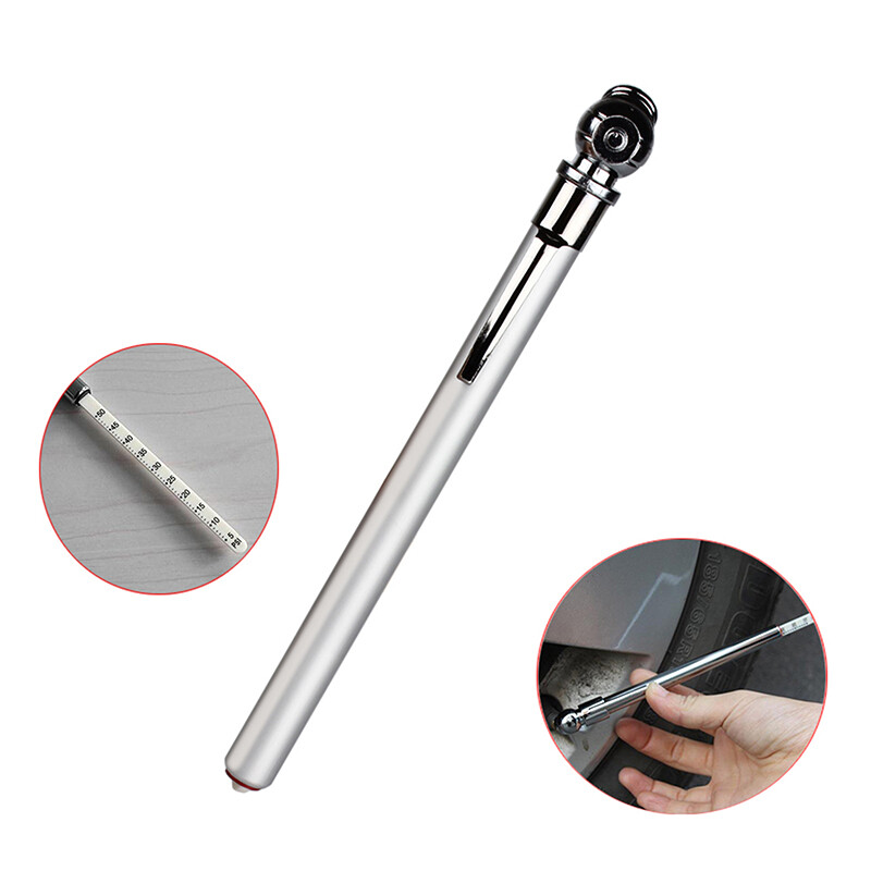 Stainless Steel Pen Shaped Car Vehicle Tire Air Pressure Test Meter ...
