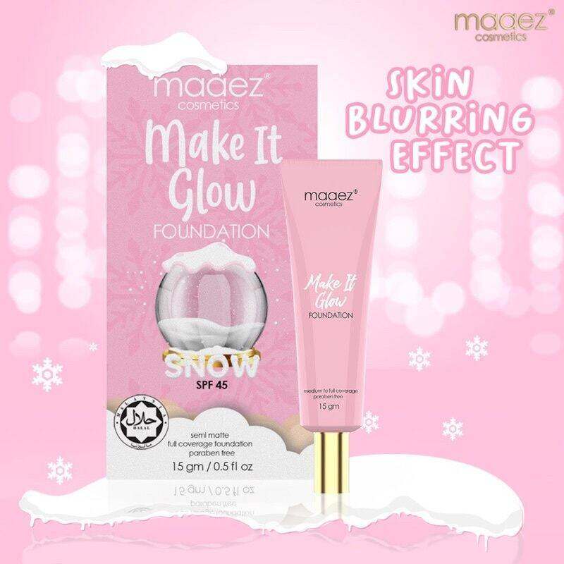 MAAEZ FOUNDATION MAKE IT GLOW 🔥ORIGINAL🔥 | Lazada