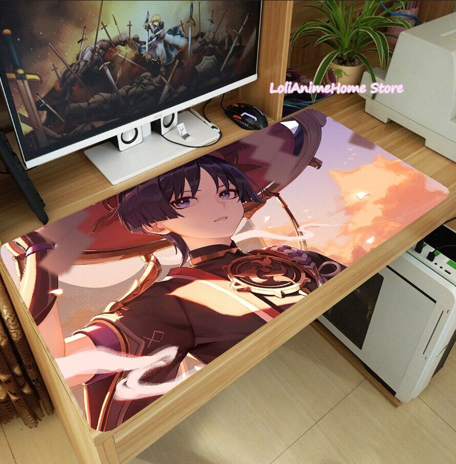 Game Anime Scaramouche Genshin Impact Mouse Pad Thicken Laptop Gaming ...