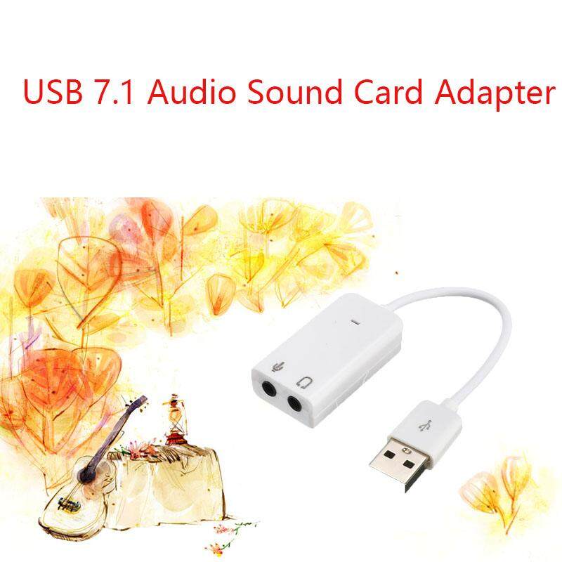 USB 2.0 Virtual 7.1 3D Audio Sound Card Adapter USB to Jack 3.5mm ...