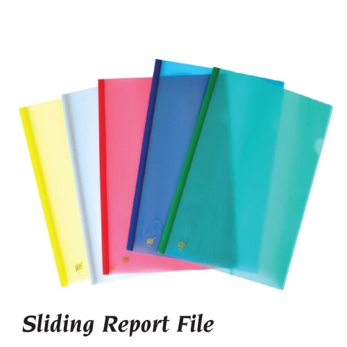 A4 Color Sliding Bar Report File | Report Cover File | 抽杆文件夹 | Lazada