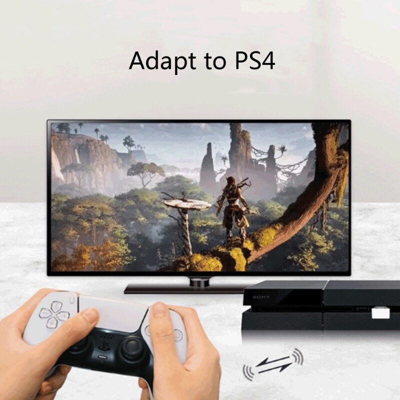 USB Wireless Controller Converter อะแดปเตอร์ที่รองรับบลูทูธสำหรับ PS5/Switch/PS4/PS3/PC Gaming ...