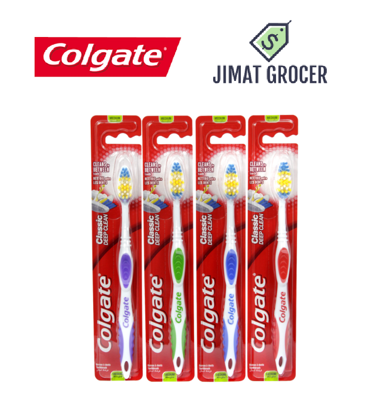 Colgate Classic Extra Clean Toothbrush / Berus Gigi Medium | Lazada