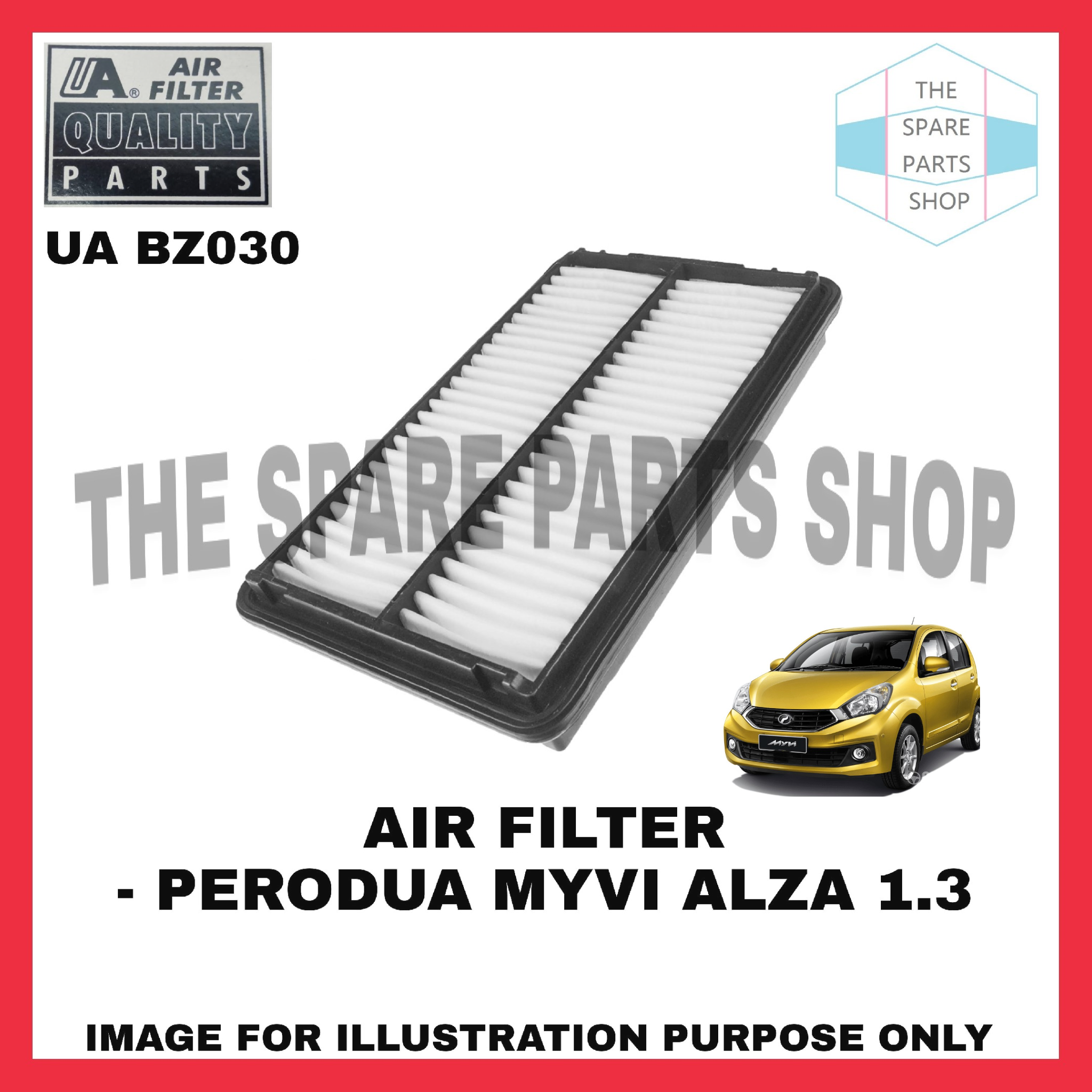 PERODUA MYVI ALZA 1.3 AIR FILTER OEM | Lazada