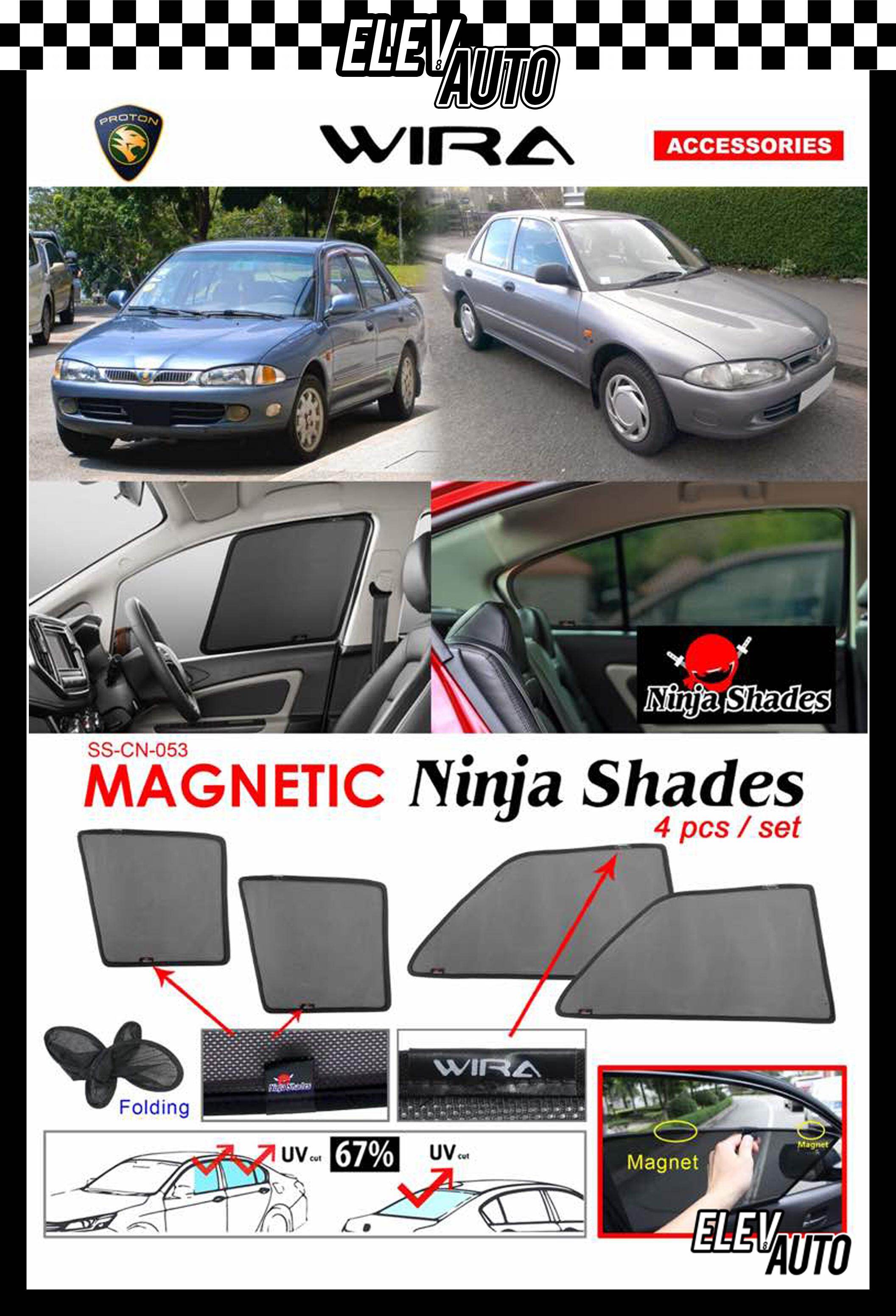 Proton Wira Ninja Shades OEM Magnetic Sunshade | Lazada