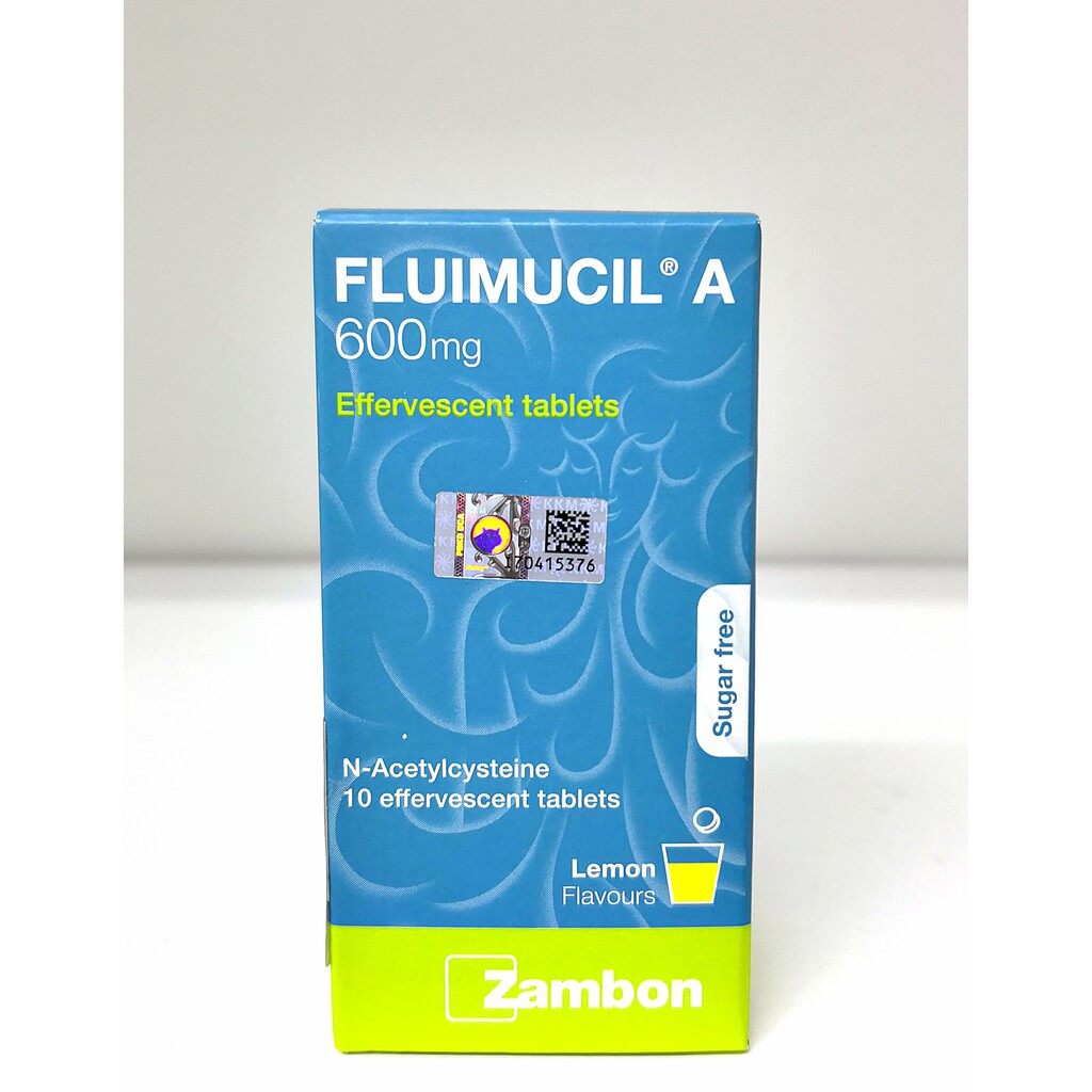 Fluimucil A 600mg Tabs 10x1s (Box) | Lazada