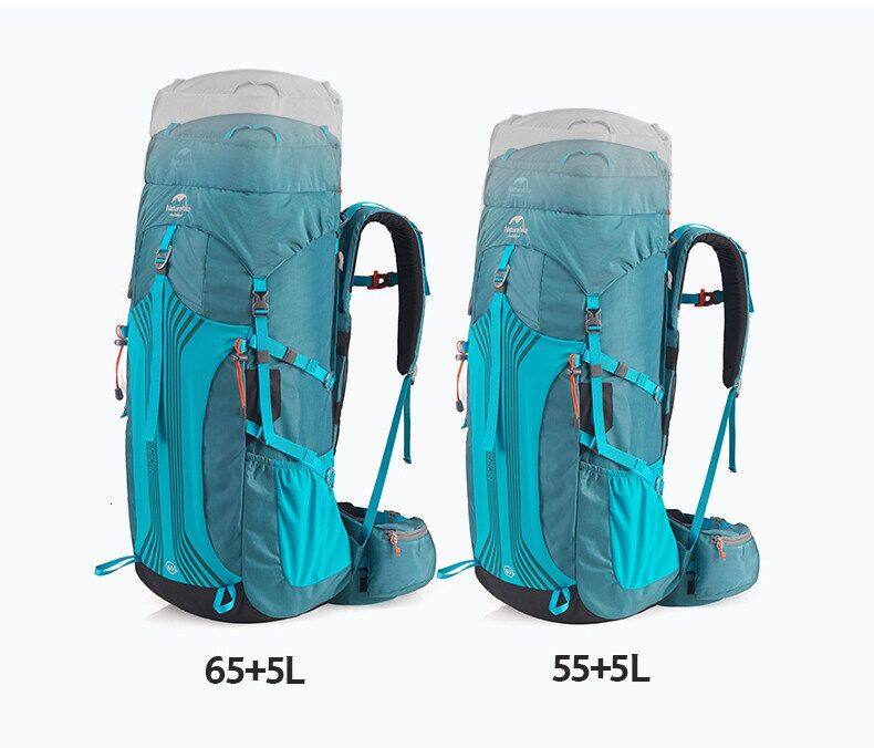 Naturehike ที่มีคุณภาพสูงปีนเขากลางแจ้งปีนเขากระเป๋าเป้สะพายหลังตั้งแคมป์65L 55L 45L ความจุขนาด ...
