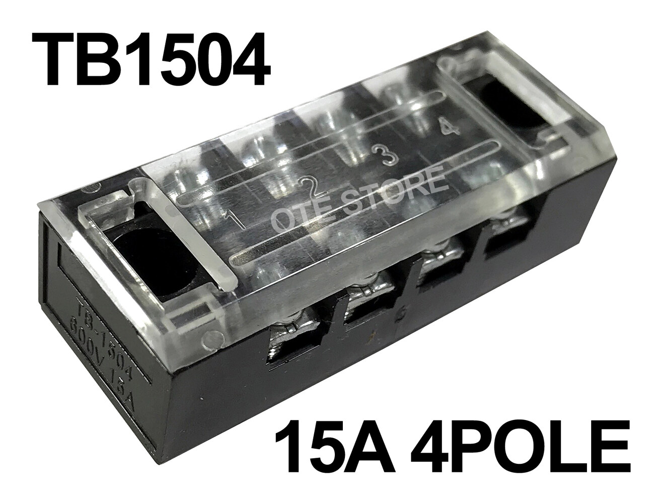 CKC CIKACHI 15A Solid Type Terminal Block (15A 3Pole/15A 4Pole/15A ... CKC CIKACHI 15A Solid Type Terminal Block (15A 3Pole/15A 4Pole/15A ...