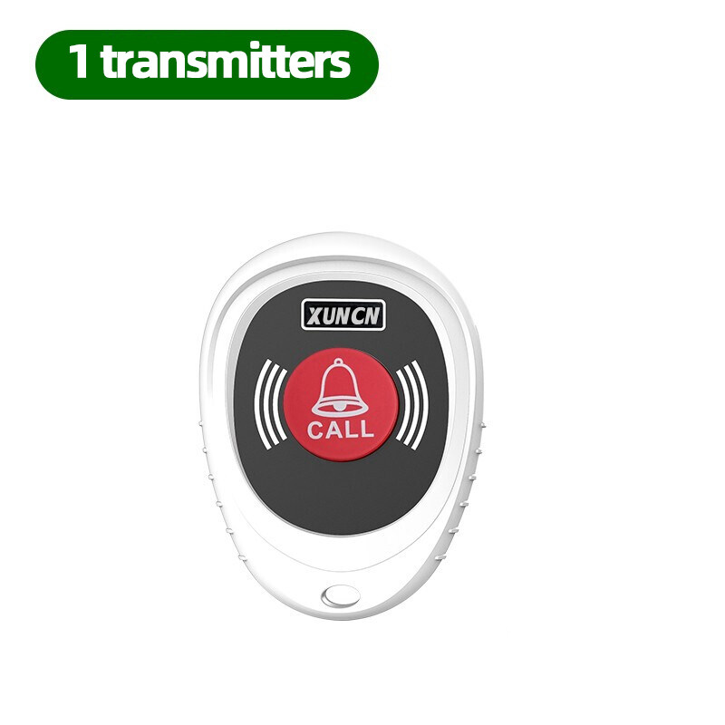Wireless Caregiver Pager Smart Call Button Transmitter With Receiver ...