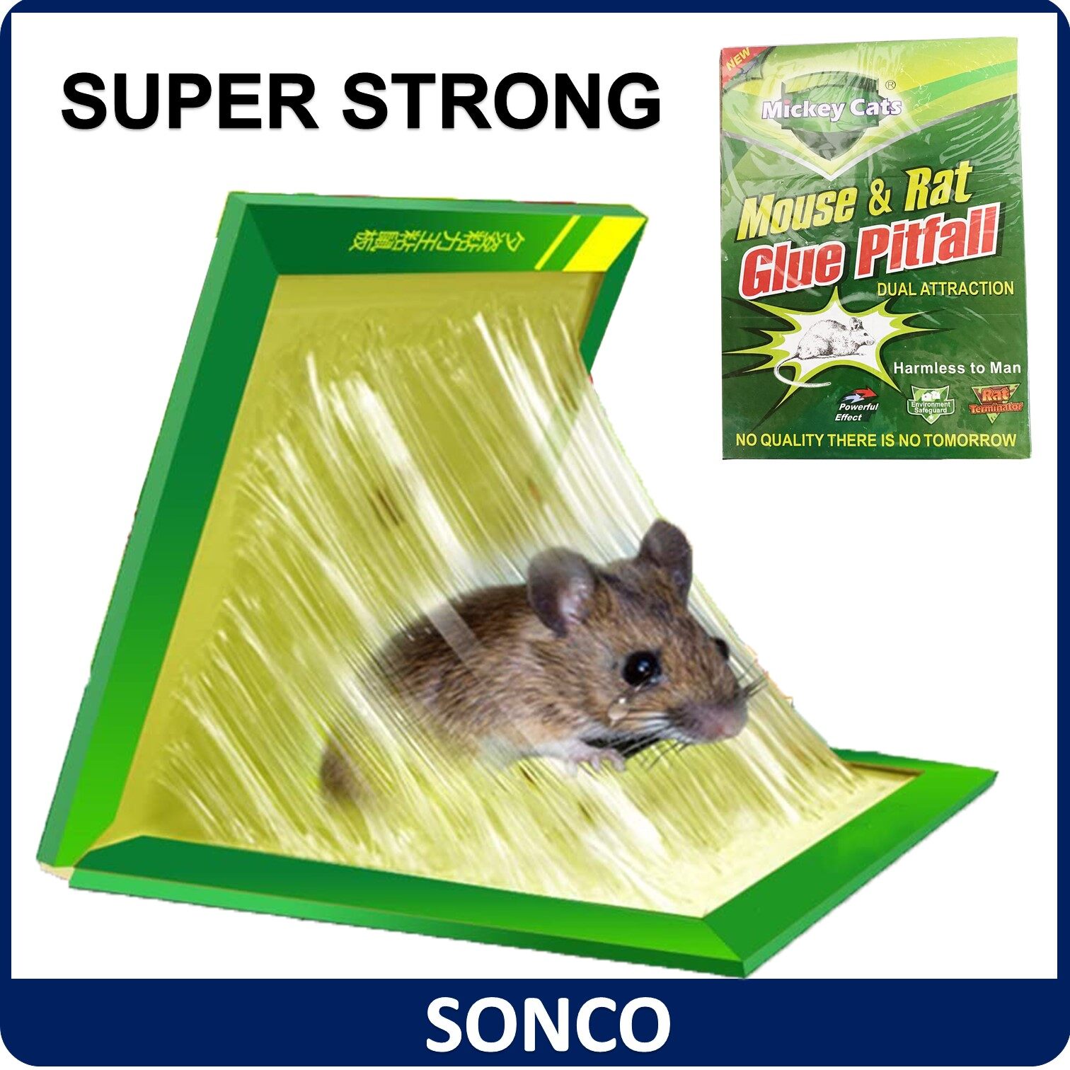 Ultra-Stick Mouse Mice Rat Glue Trap Gam Perangkap Tikus Papan Getah ...