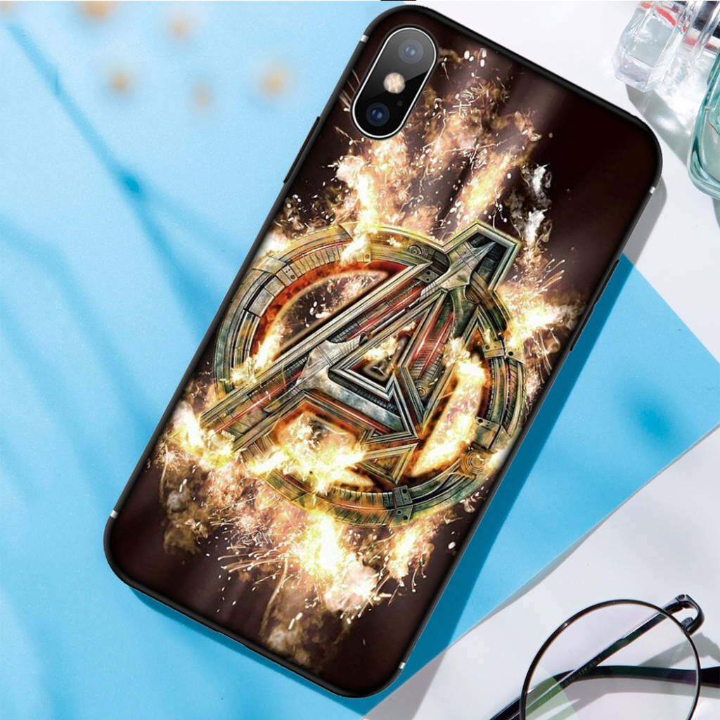 เคสซิลิโคนนิ่ม Marvel Iron Man 69PO,สำหรับ Iphone 11 12 13 Pro XS Max ...