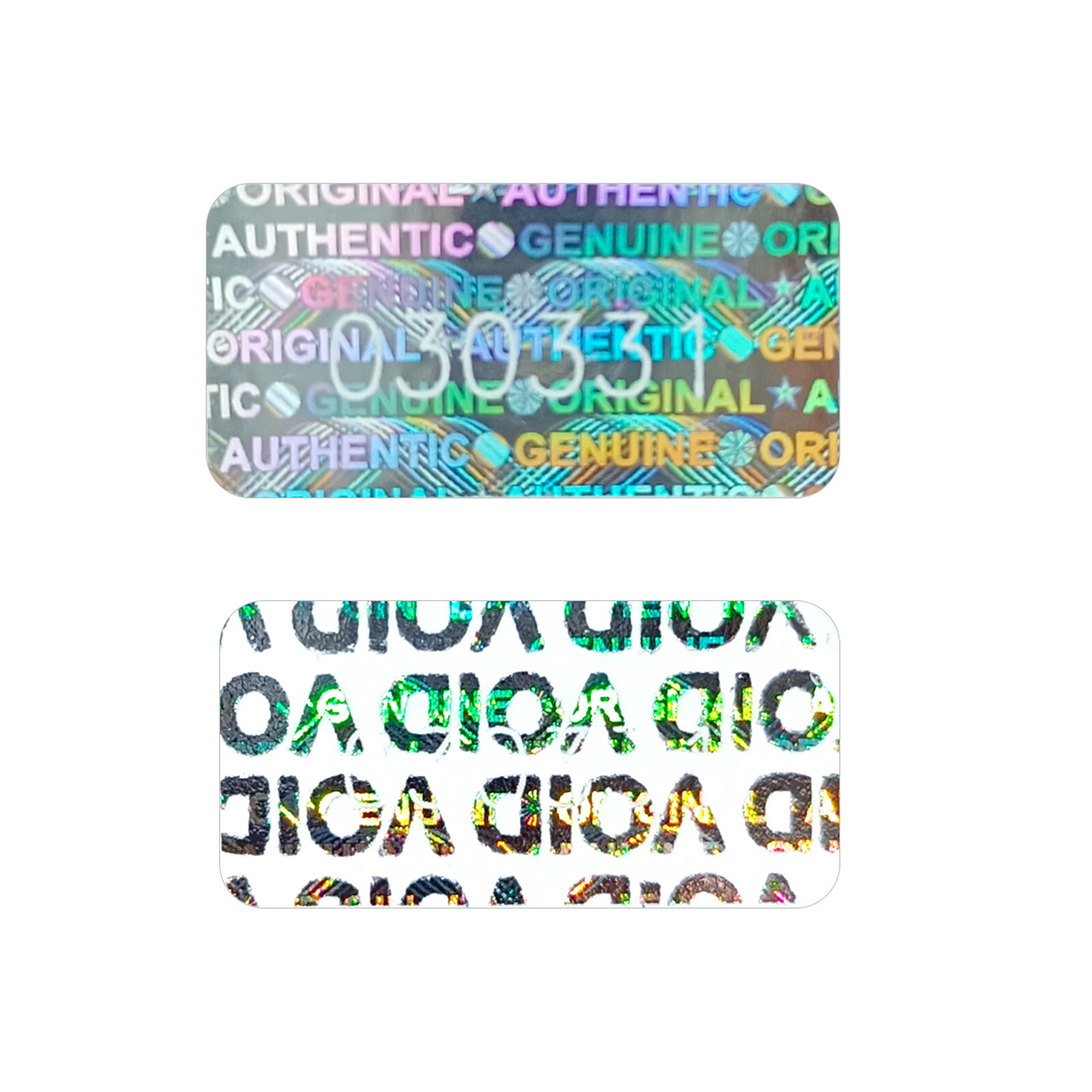 580/1000/2000Pcs Hologram Warranty Void Security Label Tamper Proof ...