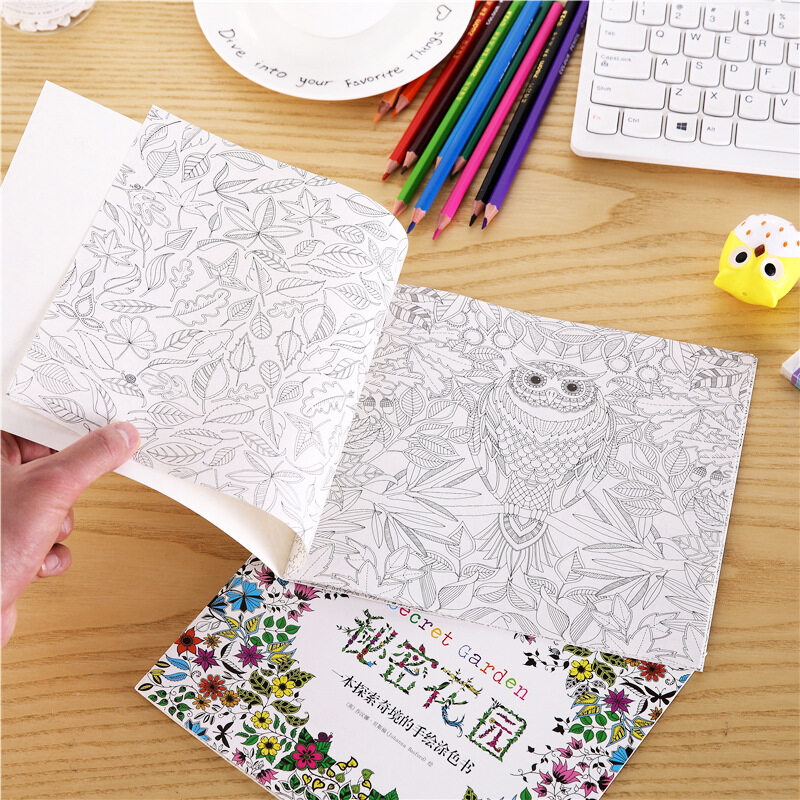 Random 1 Book English Edition Coloring Book for Kids Toys School Craft ...