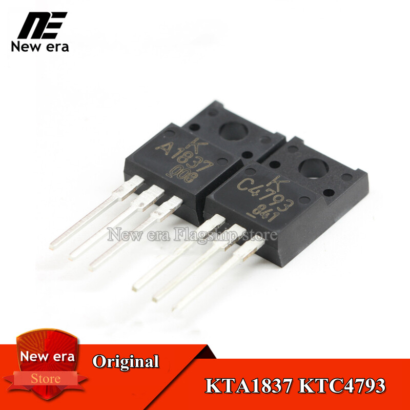 10Pcs 5คู่ Original 2SC4793 2SA1837 KTA1837 KTC4793 TO-220F ( 5Pcs ...