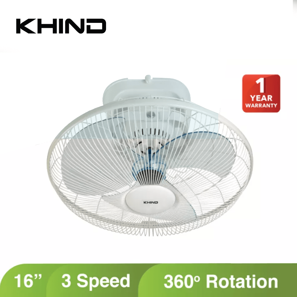 UMS 16 Inch Ceiling 360 Degree Auto Fan UAF-16 Ceilling fan Kipas ...