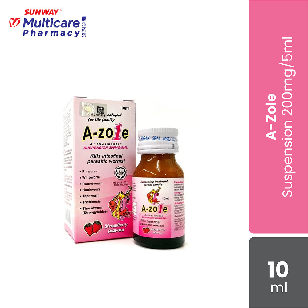 A-zole 200MG/5ML Suspension (Strawberry) | Lazada